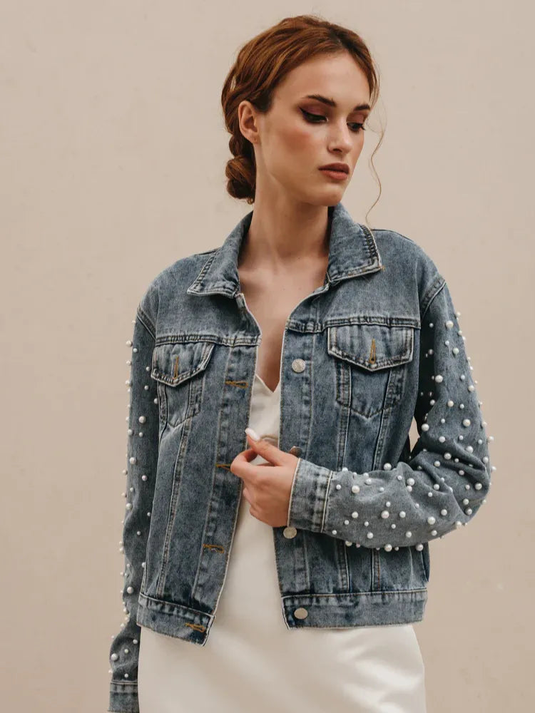 Pearl Sleeve Jacket | The Wedding Shoppe